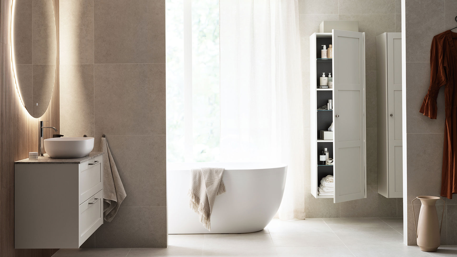 Vedum - Mezzo 900 naturhvit